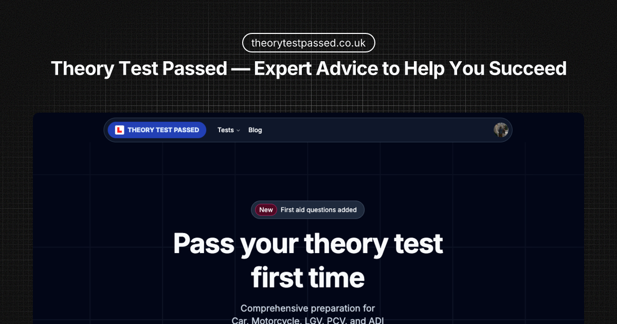 Pass Your Theory Test First Time — Easy & Stress-Free Method
